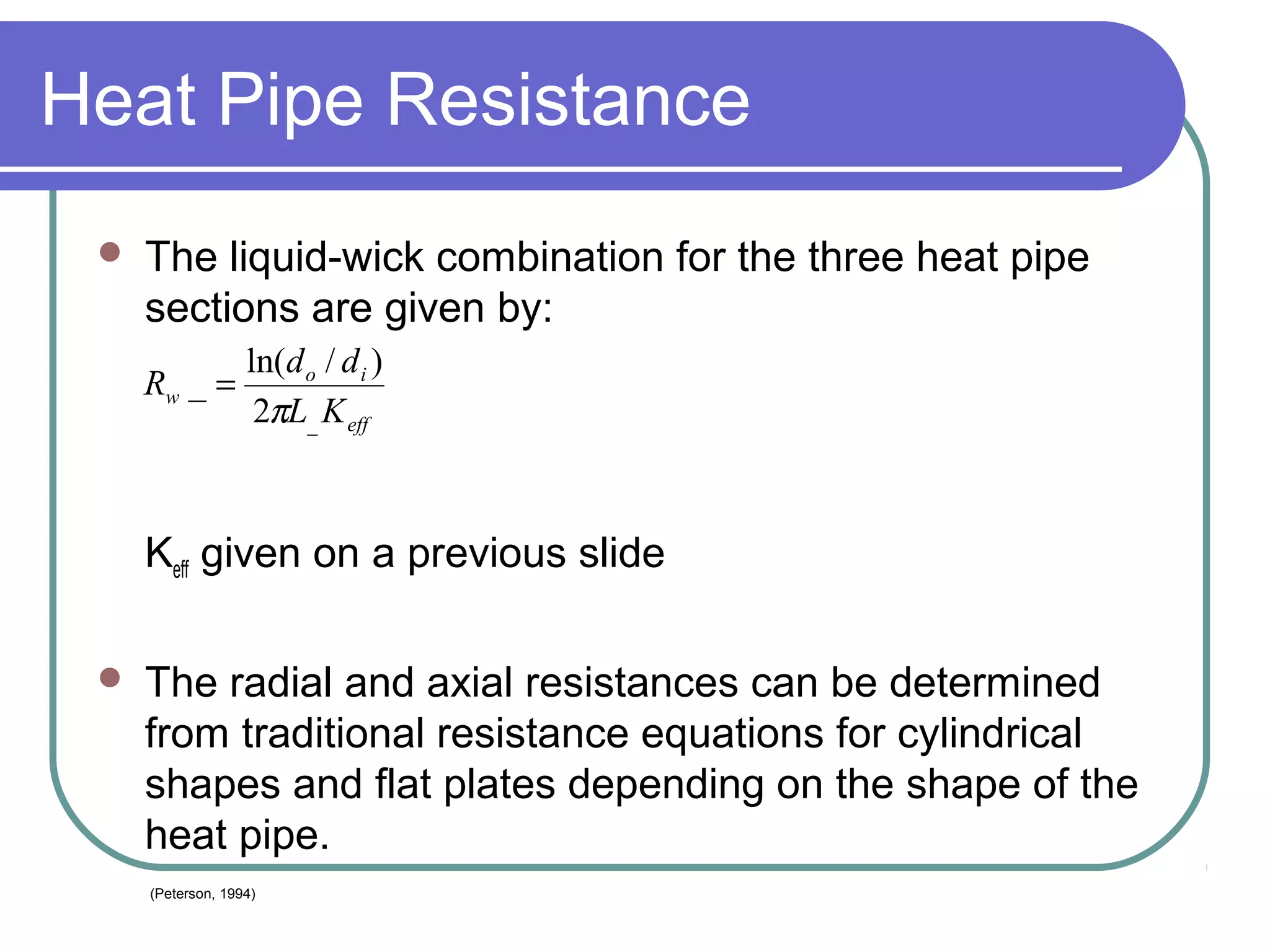 Fundamentalsof heatpipesii | PPT