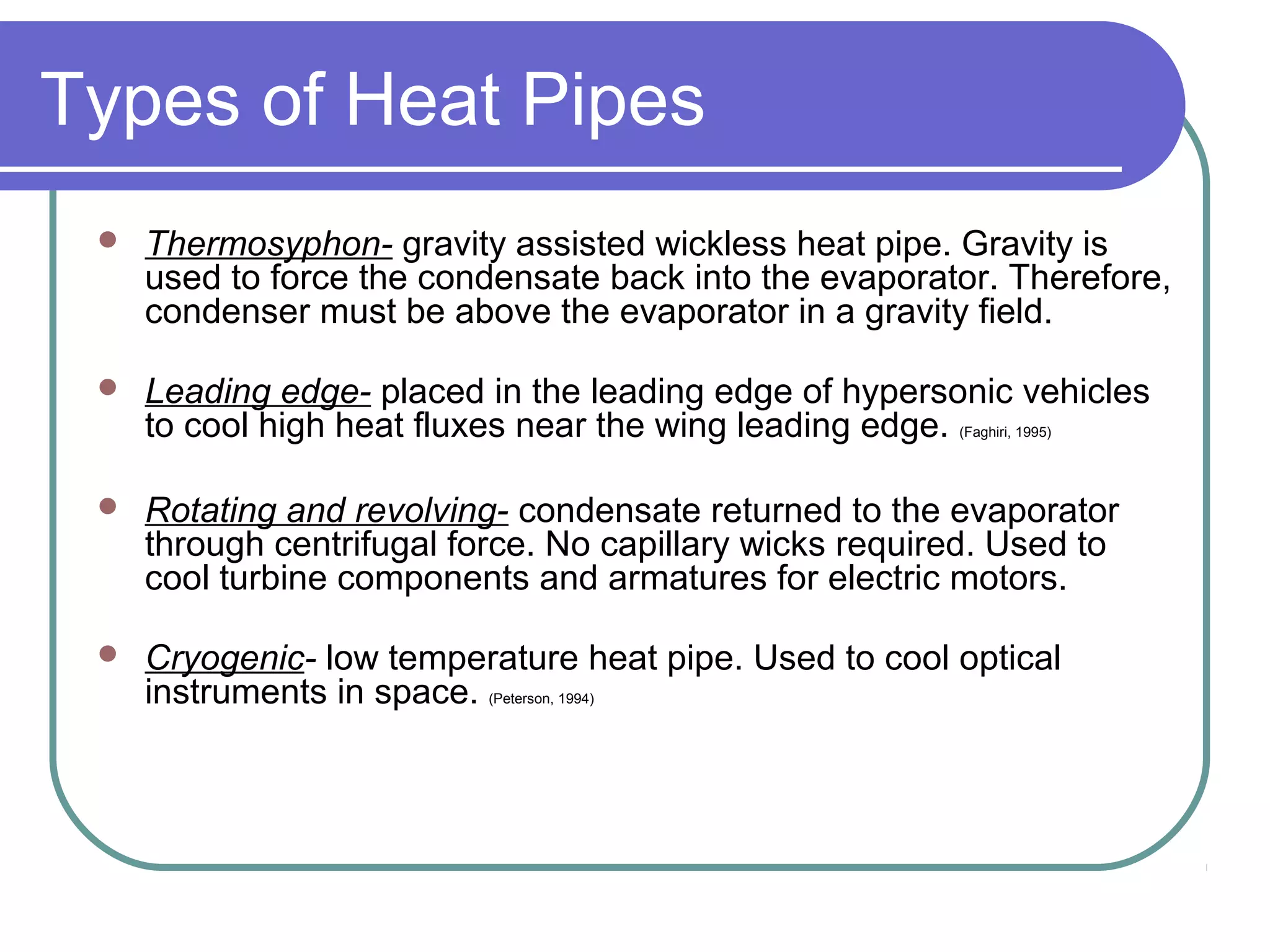 Fundamentalsof heatpipesii | PPT