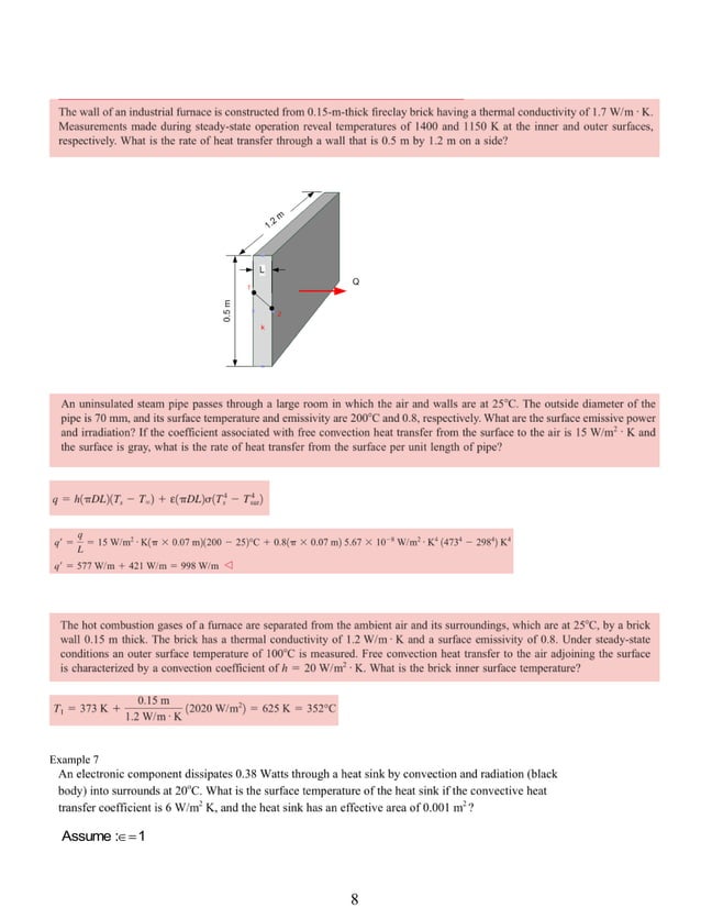 Fundamentals of heat transfer lecture notes | PDF | Physics | Science