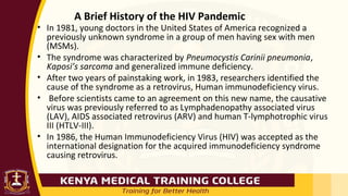 Fundamentals of hiv and aids | PPT