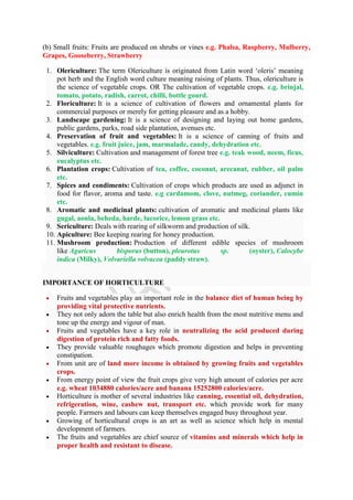 Fundamentals of horticulture | PDF