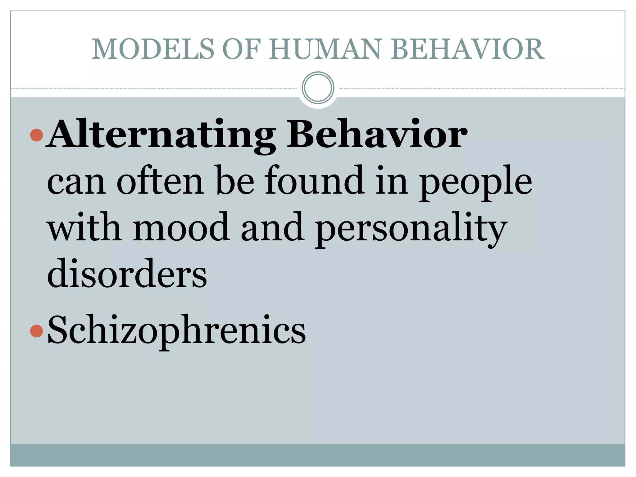 Fundamentals of human behavior | PPTX