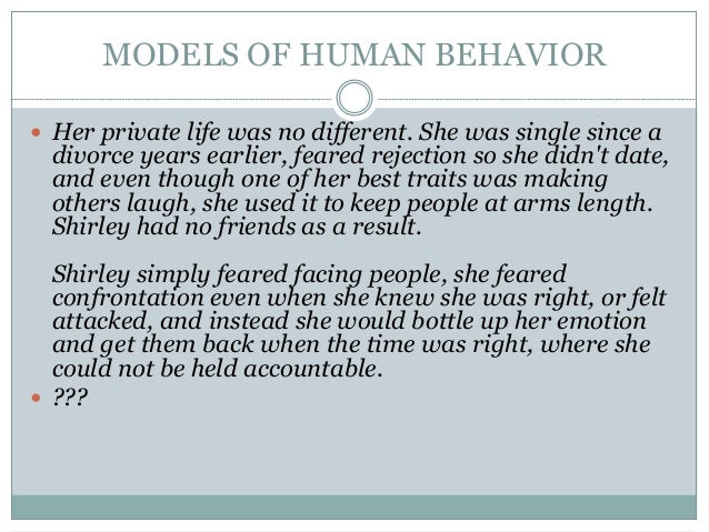 Fundamentals of human behavior