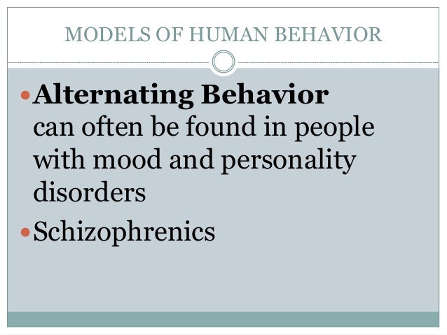 Fundamentals of human behavior