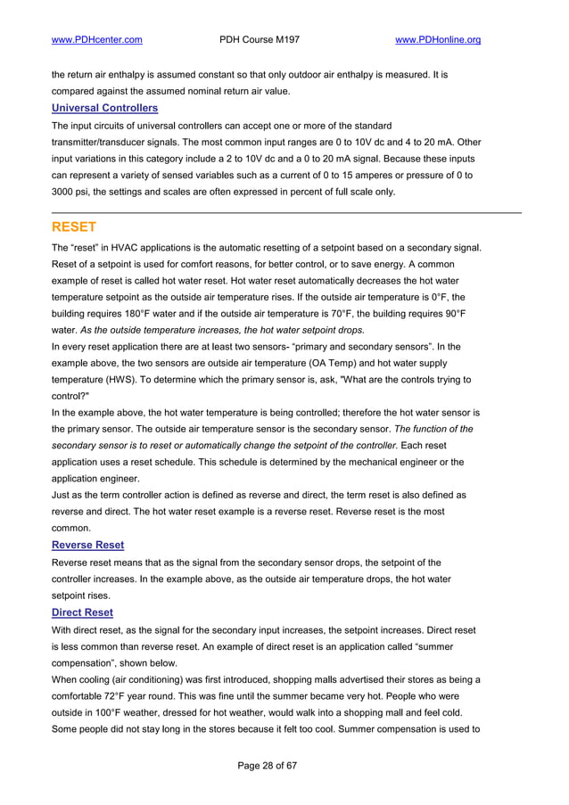 Fundamentals of hvac controls | PDF