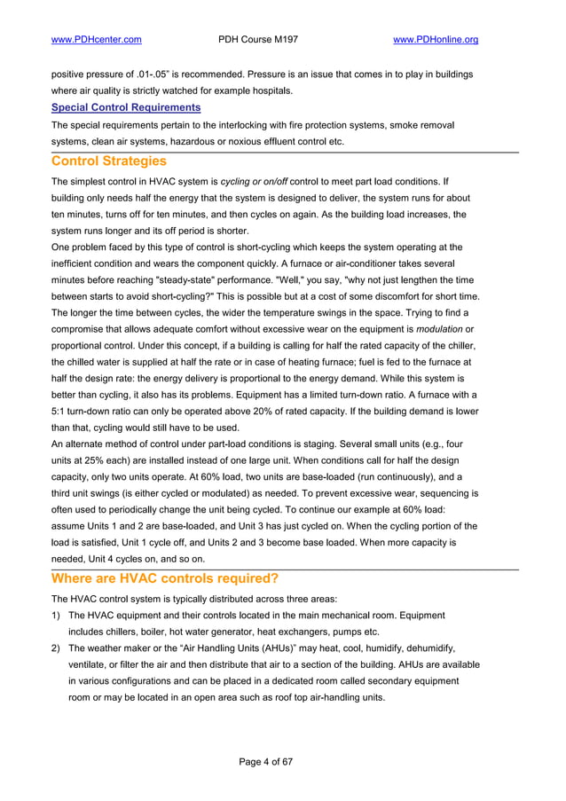 Fundamentals of hvac controls | PDF