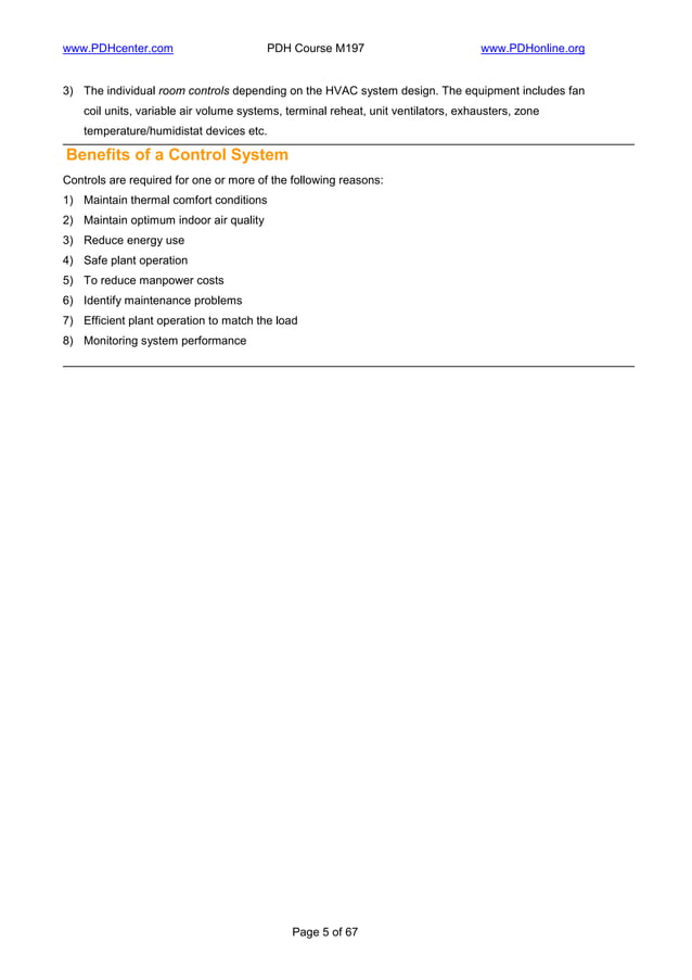 Fundamentals of hvac controls | PDF