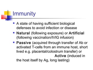 Fundamentals of immunity | PPT