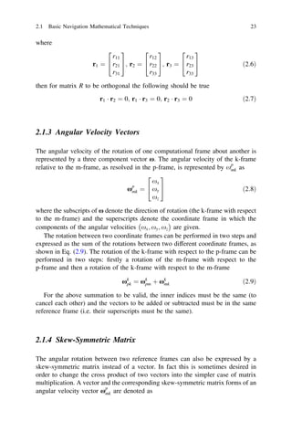 Fundamentals of inertial navigation, satellite based positioning and ...