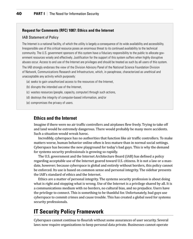 Fundamentals of information systems security ( pdf drive ) chapter 1 | PDF | Internet | Computing