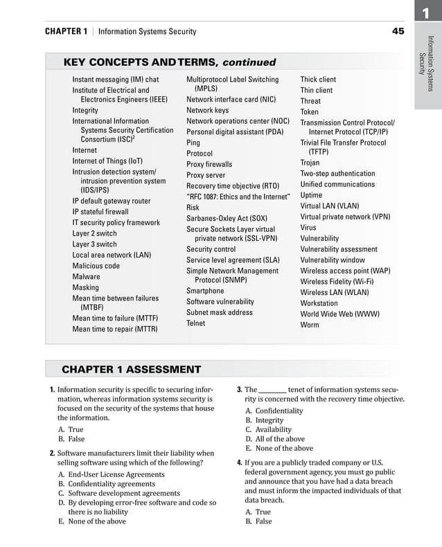 Fundamentals of information systems security ( pdf drive ) chapter 1 | PDF | Internet | Computing