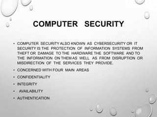Fundamentals of information technology | PPTX