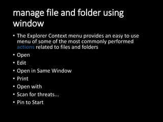 Fundamentals of information technology | PPTX
