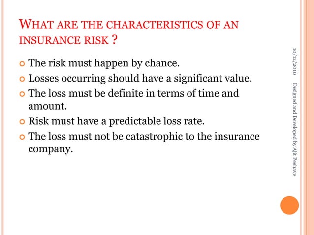 Fundamentals Of Insurance(2) | PPSX | Life Insurance | Insurance