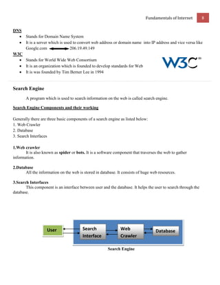 Fundamentals of internet | PDF
