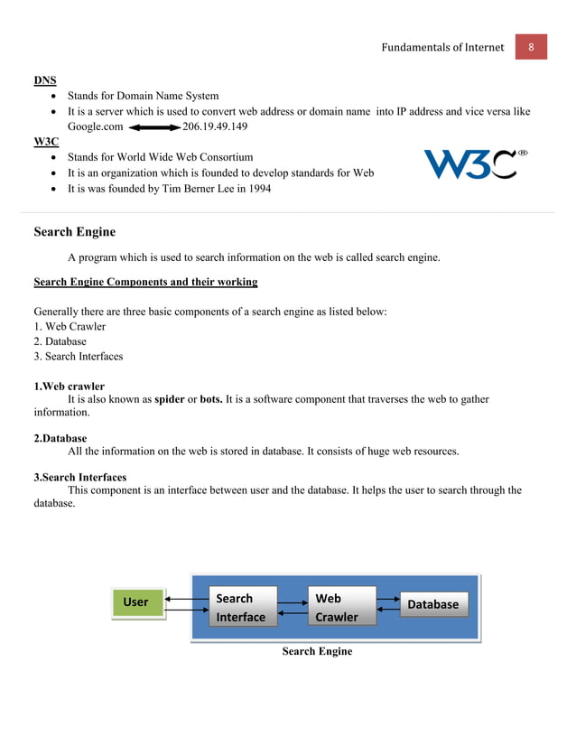 Fundamentals of internet | PDF