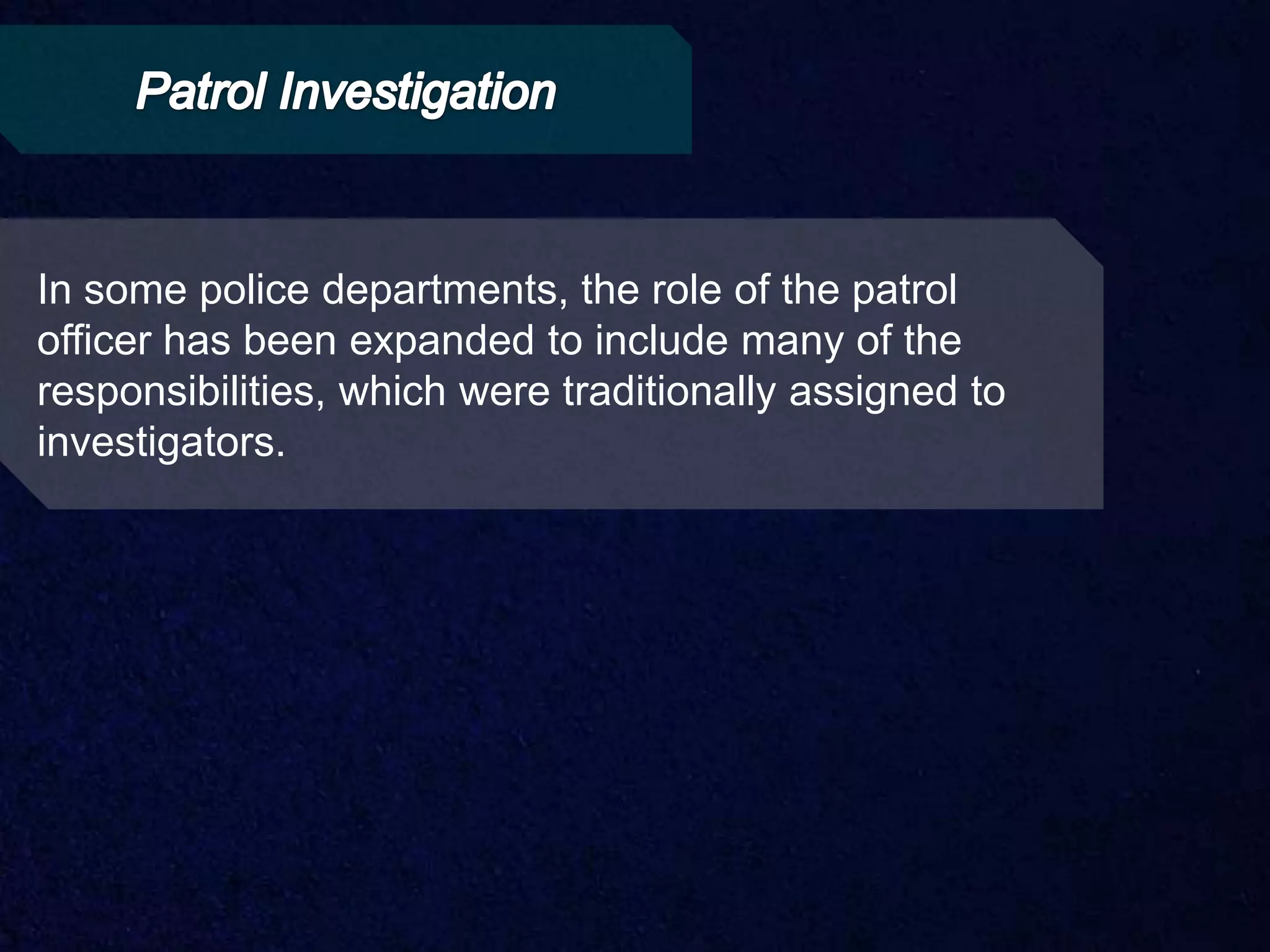 Fundamentals of investigation | PPTX