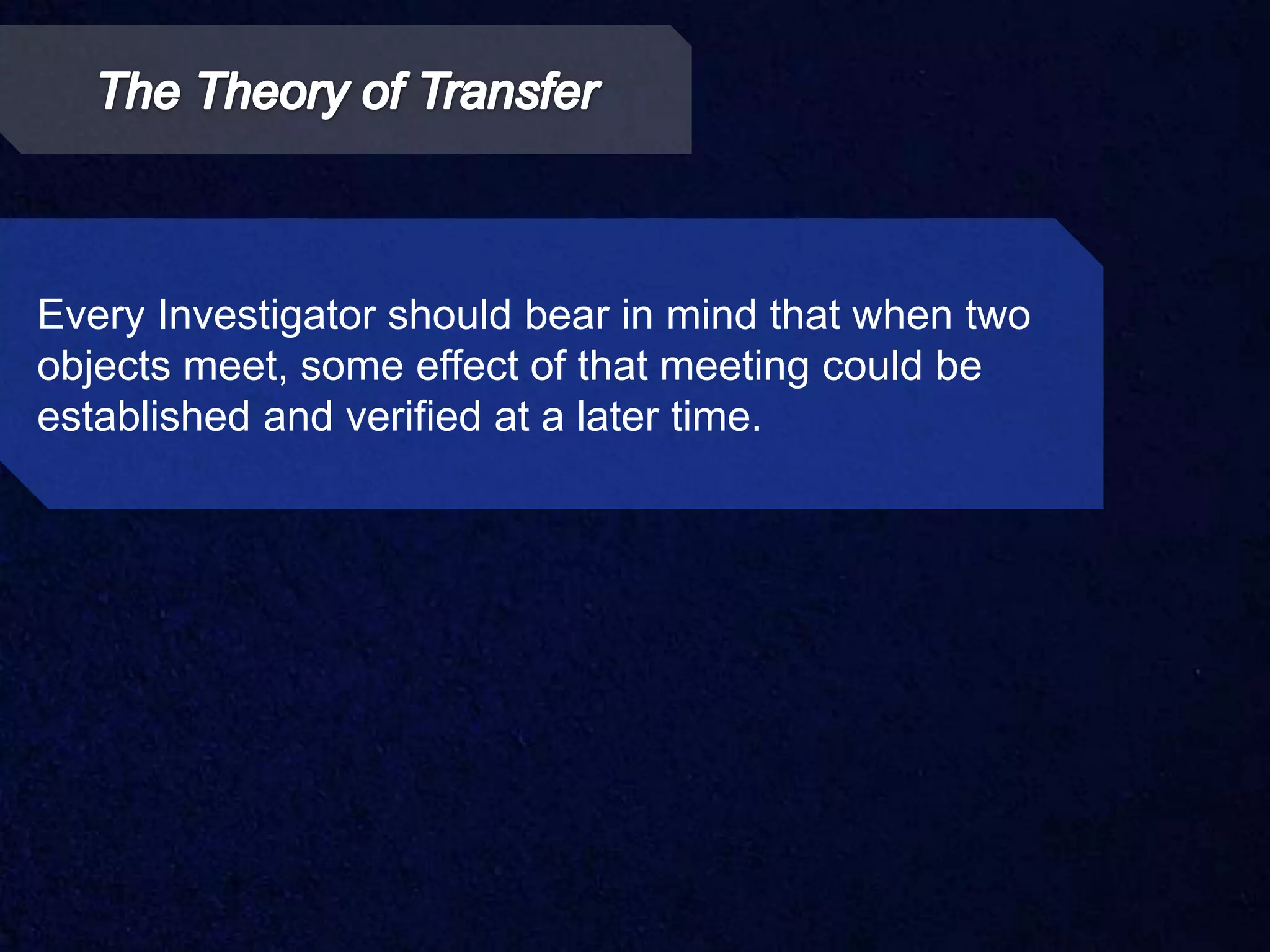 Fundamentals of investigation | PPTX