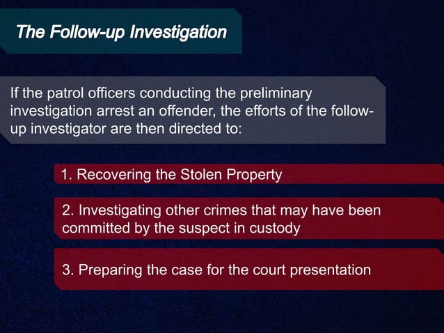 Fundamentals of investigation | PPTX