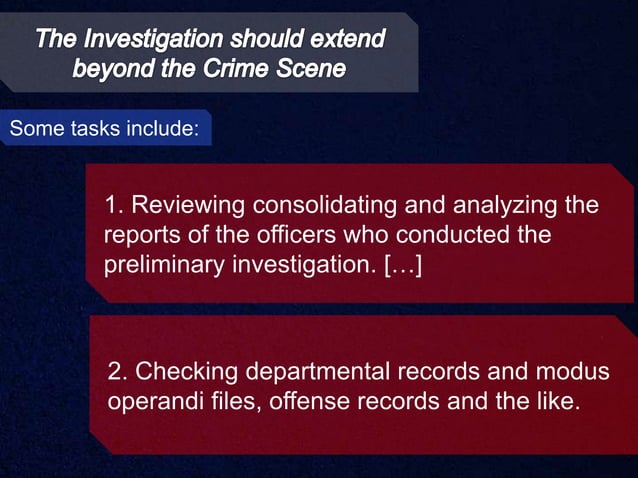 Fundamentals of investigation | PPTX