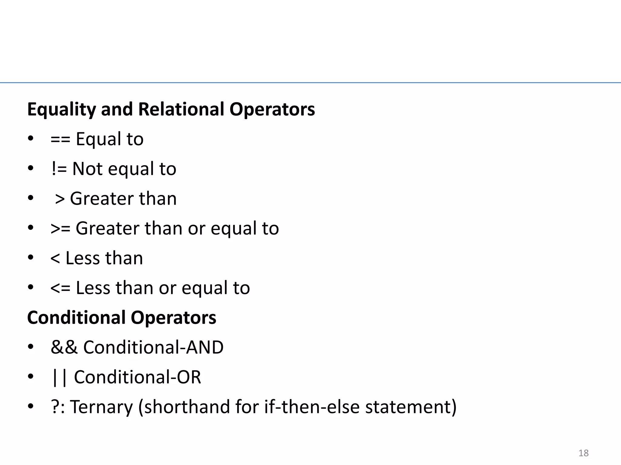 Fundamentals of java --- version 2 | PPTX