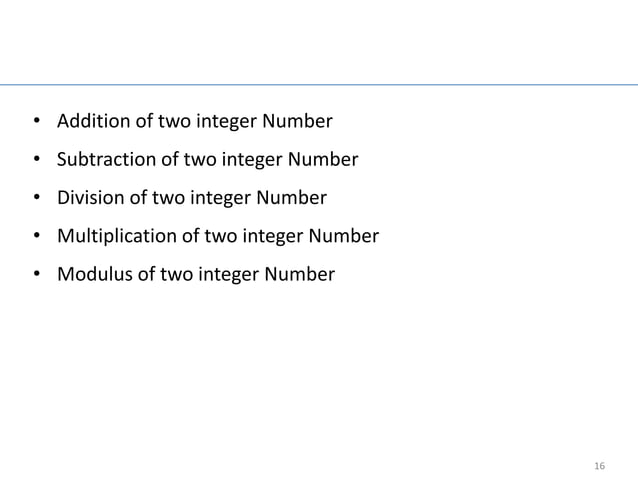 Fundamentals of java --- version 2 | PPT