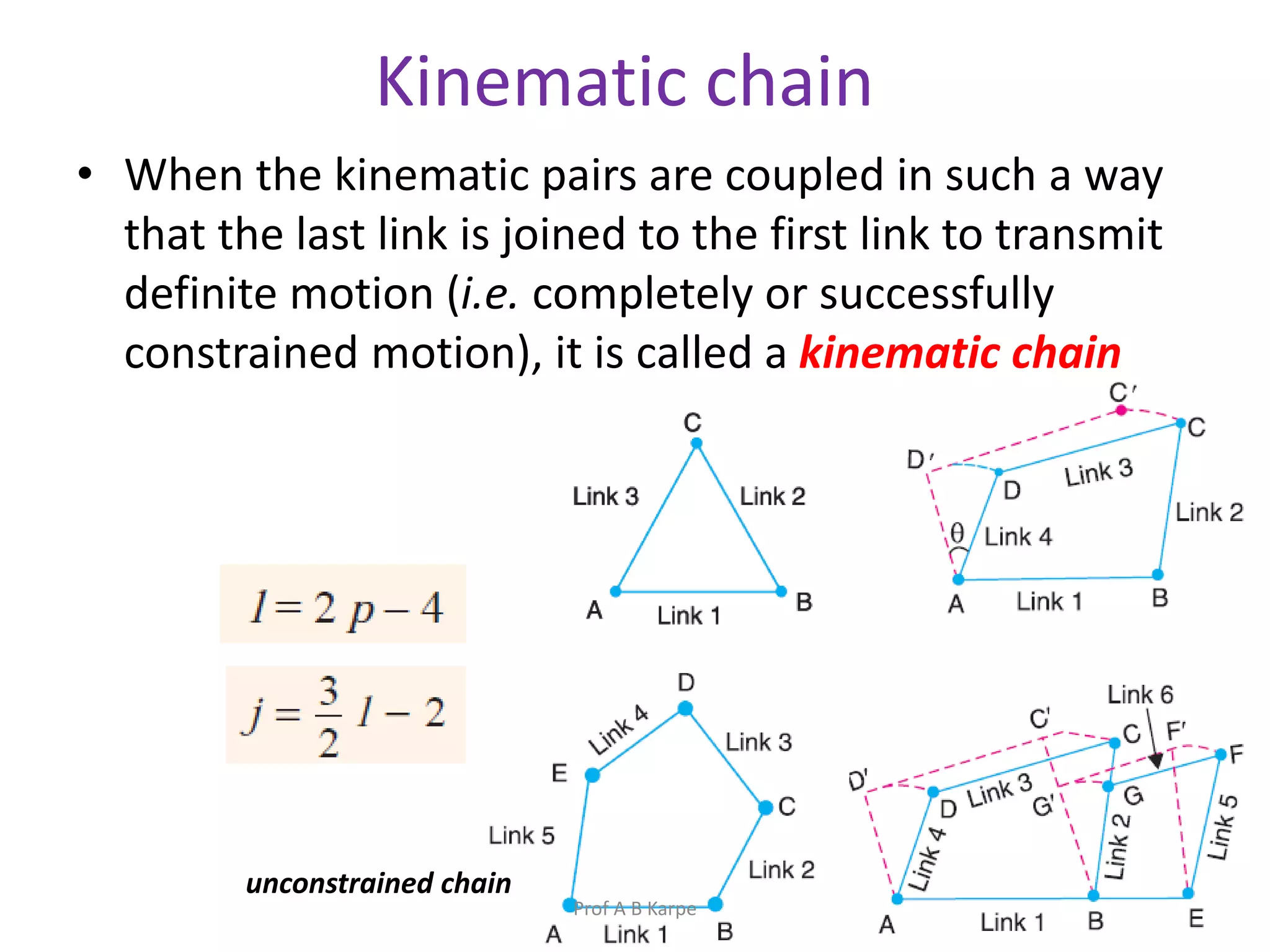 Fundamentals of kinematics and mechanisms | PPTX