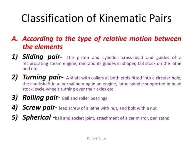 Fundamentals of kinematics and mechanisms | PPTX