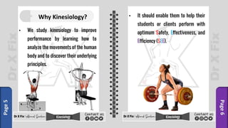 Fundamentals of kinesiology I Dr X Fix | PPT