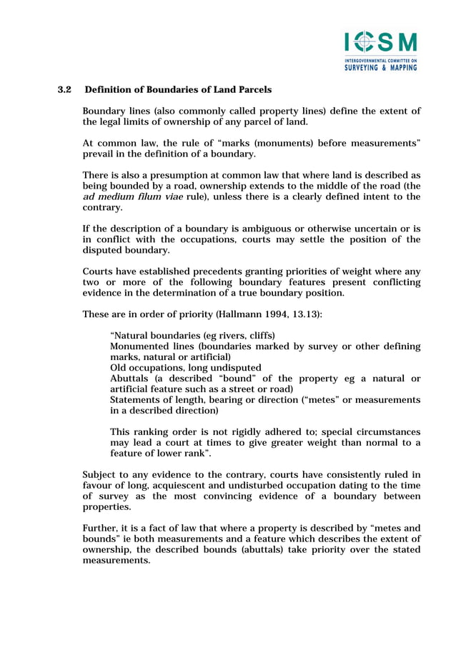 Fundamentals of land_ownership_land_boundaries_and_surveying | PDF