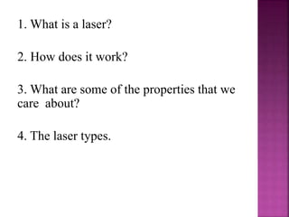 Fundamentals of Laser( Laser physics).pptx