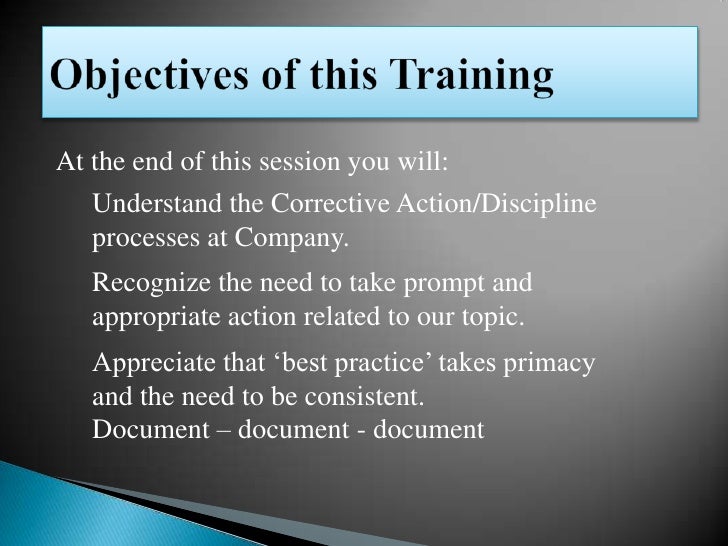 Fundamentals Of Leadership Progressive Dicipline