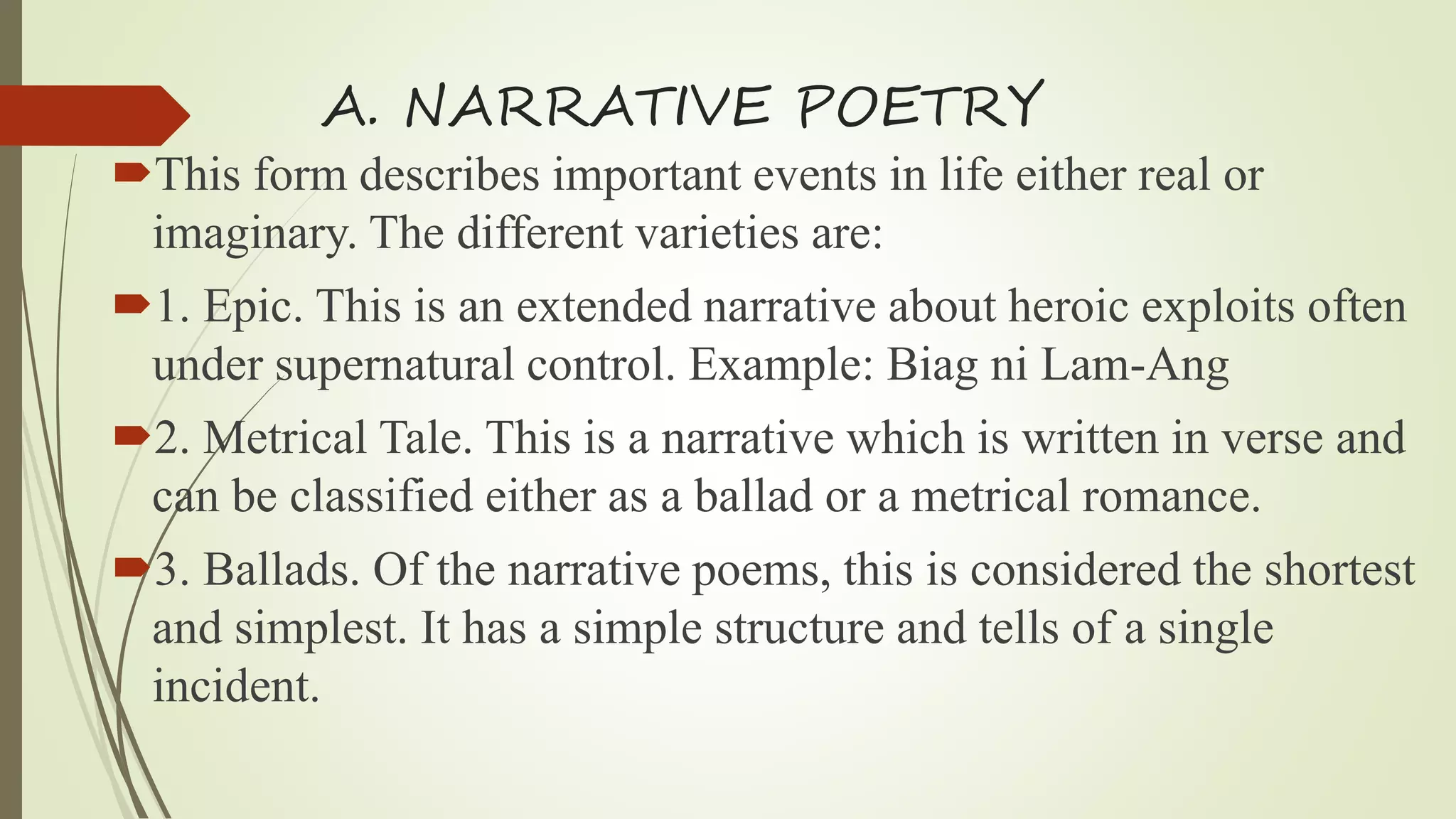 Fundamentals of literature | PPTX