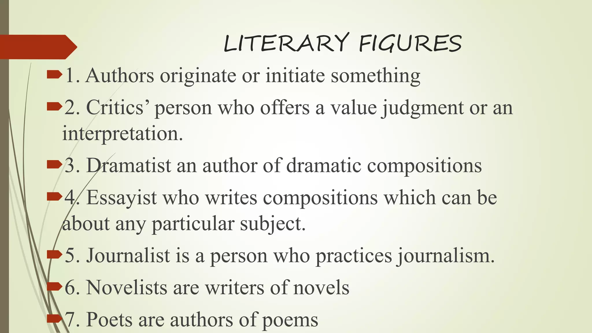 Fundamentals of literature | PPTX