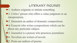 Fundamentals of literature | PPTX