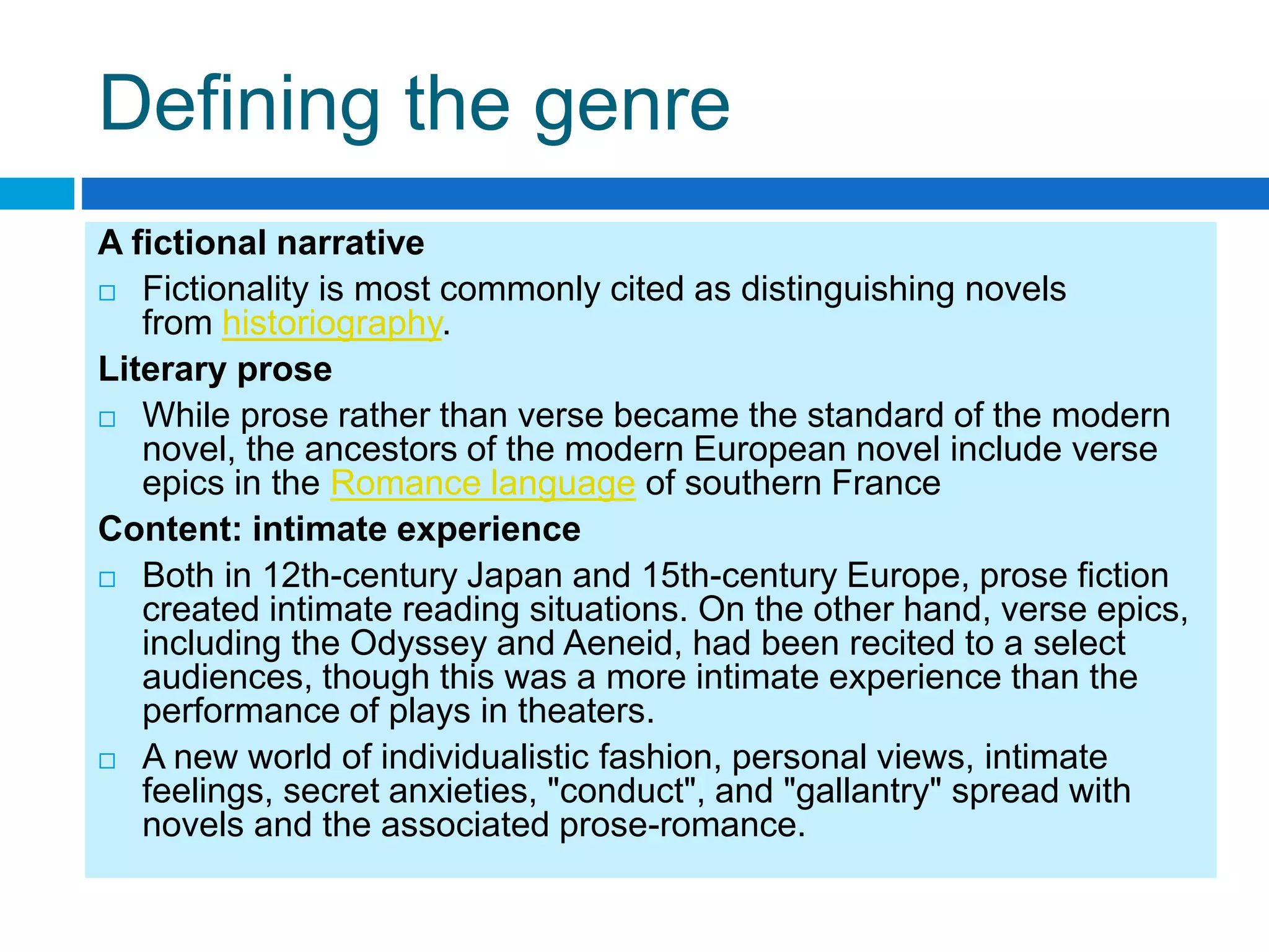 Fundamentals of Literature: Fiction ppt | PPTX