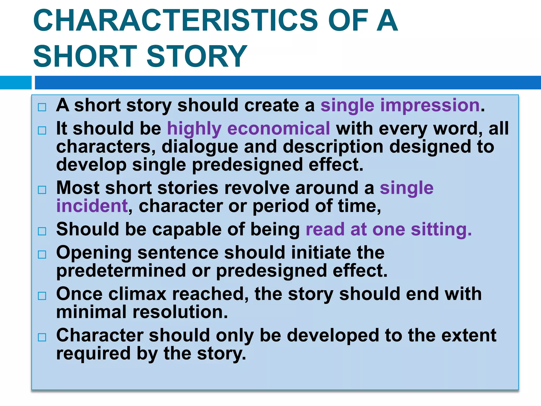 Fundamentals of Literature: Fiction ppt | PPTX