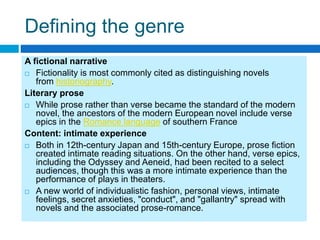 Fundamentals of Literature: Fiction ppt | PPTX