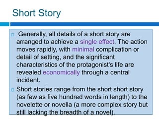 Fundamentals of Literature: Fiction ppt | PPTX