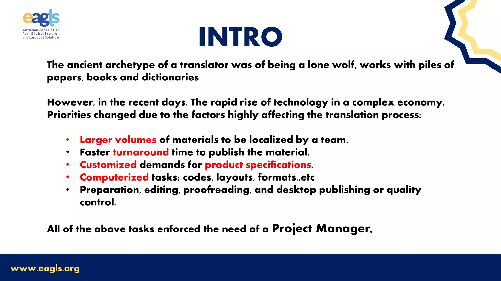 Fundamentals of Localization Project Management | PPTX