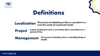 Fundamentals of Localization Project Management | PPTX