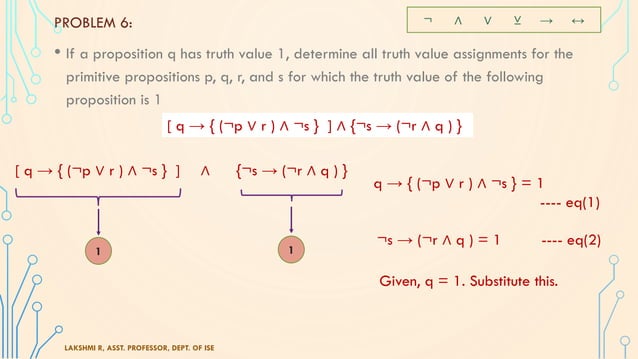 Fundamentals of logic 1 | PDF