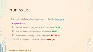 Fundamentals of logic 1 | PDF