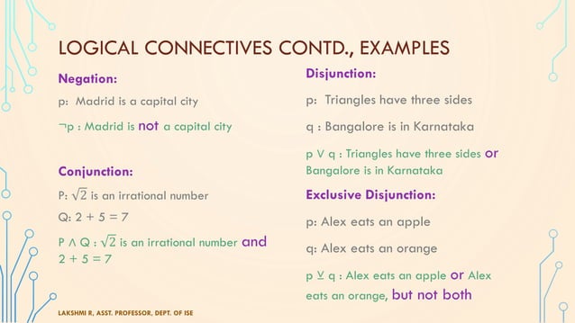 Fundamentals of logic 1 | PDF