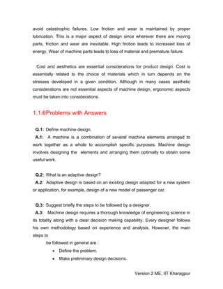 Fundamentals of machine design | PDF
