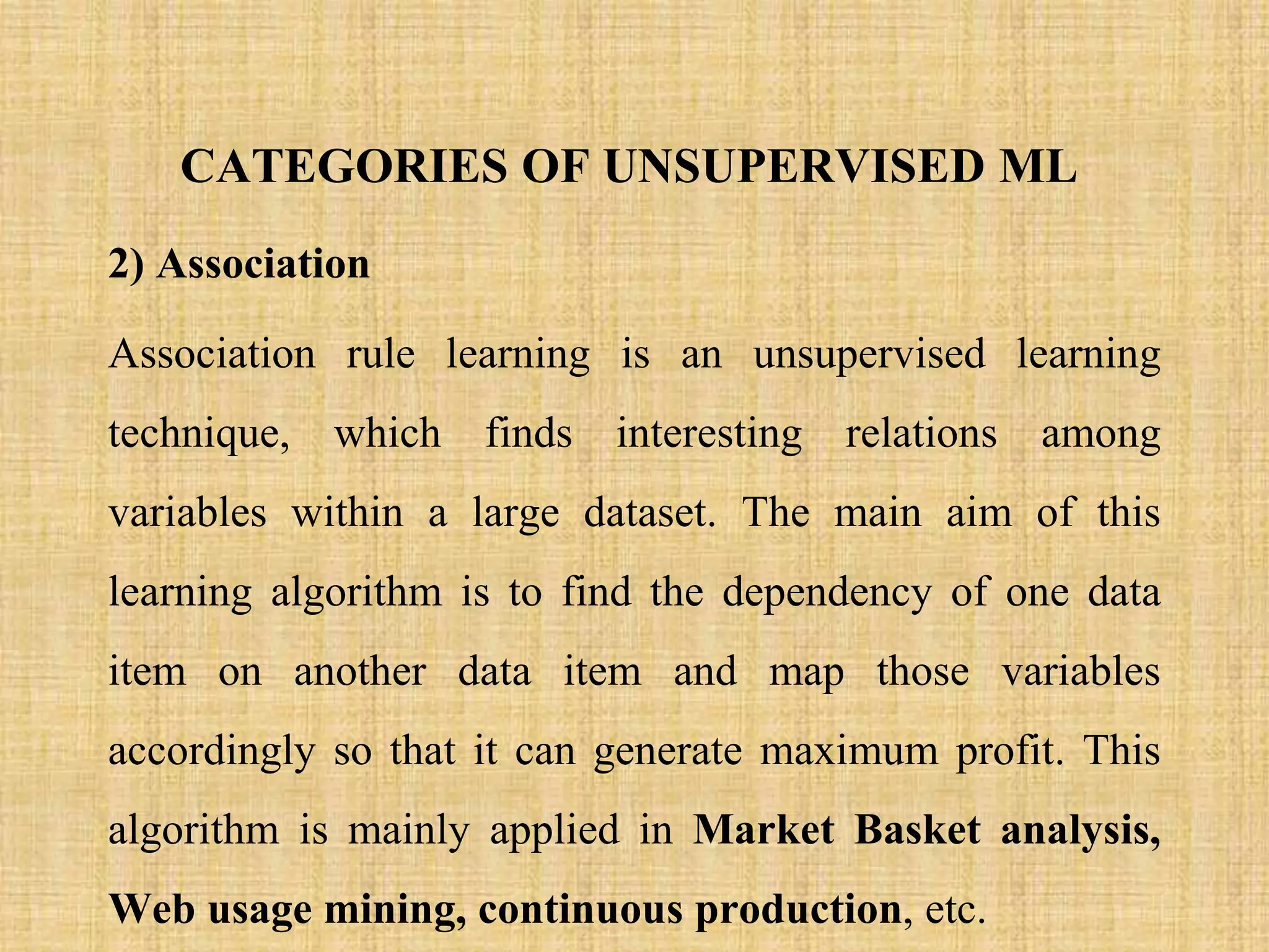 FUNDAMENTALS OF MACHINE LEARNING & IT’S TYPES | PPT