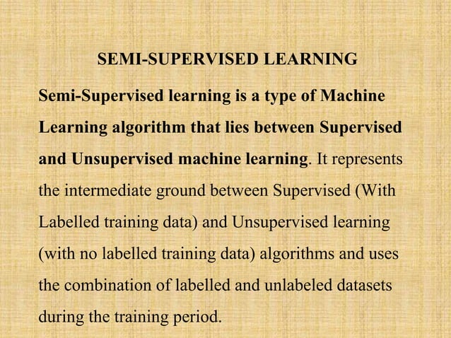 FUNDAMENTALS OF MACHINE LEARNING & IT’S TYPES | PPT