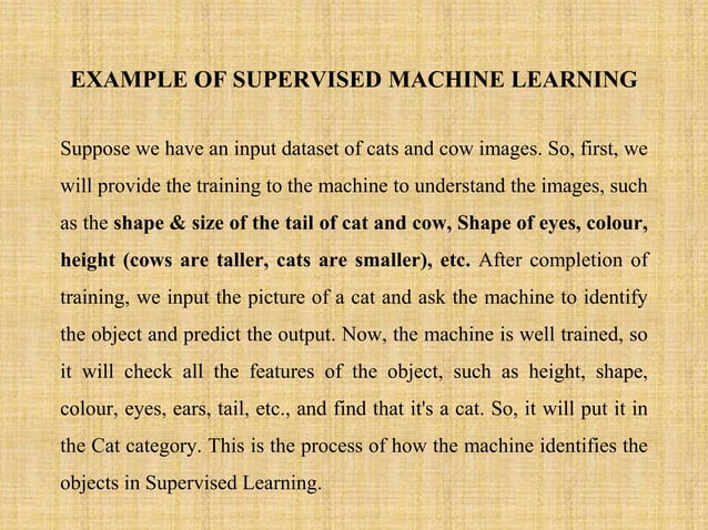 FUNDAMENTALS OF MACHINE LEARNING & IT’S TYPES | PPT