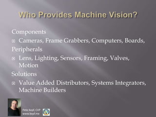 Fundamentals of Machine Vision | PPTX