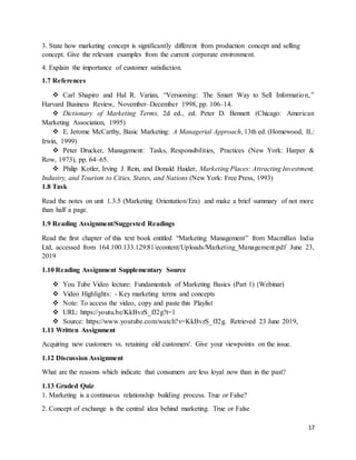 Fundamentals of marketing | DOCX